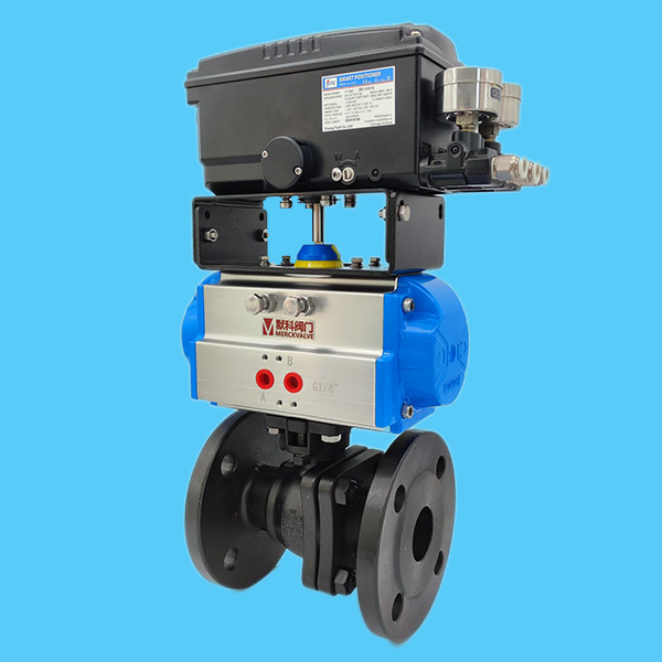 Q641F-16C气动法兰球阀