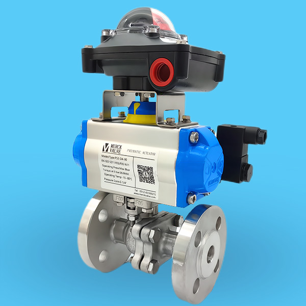 Q641F-25P气动法兰球阀